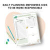 Daily Planner for Kids By Clutter Keeper